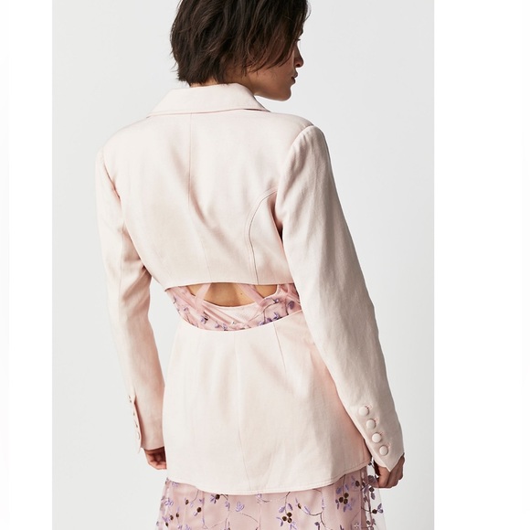 Free People | Jackets & Coats | Free People Aureta Mariah Blazer Tie ...